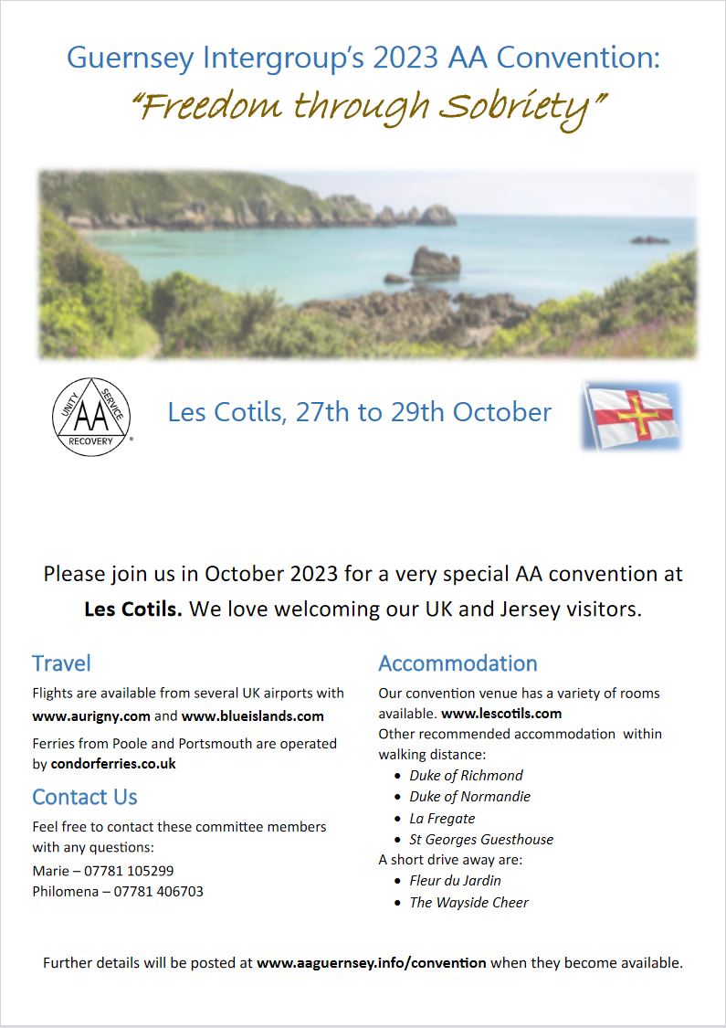 Alcoholics Anonymous Guernsey - Home